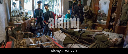 World War 1 relics at the Sanctuary Wood Museum Hill 62 Ypres Salient ...