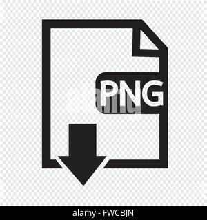 File type PNG icon Stock Vector Image & Art - Alamy