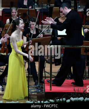 Heidelberg, Germany. 3rd Apr, 2016. Russian-born German violinist Alina ...