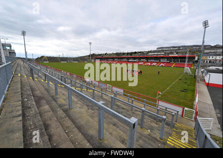 Celtic Park GAA sports stadium in Londonderry, Northern Ireland Stock ...