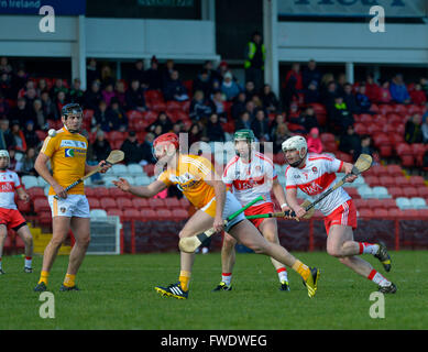 GAA National Hurling League, Derry (in red) v London, Celtic Park ...