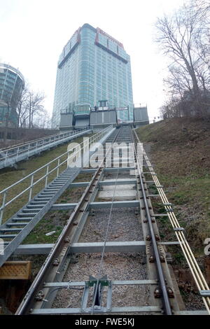 incline railway tram Niagara Falls Ontario Canada Stock Photo - Alamy