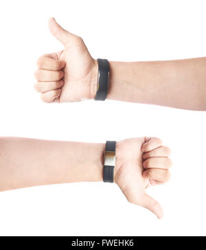 Smart watch isolated on white background Stock Photo - Alamy