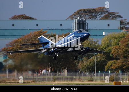 G-FRAL, a Dassault Falcon 20DC operated by Cobham Aviation Services, at ...