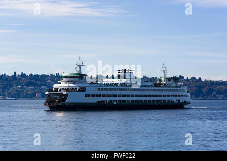 MV Puyallup, a Jumbo Mark II Class ferry operated by Washington State ...