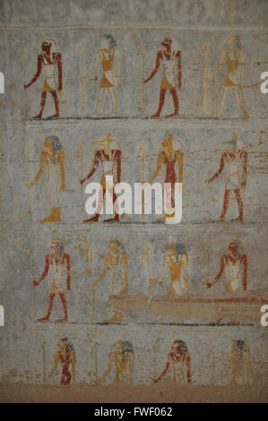El Kurru, Royal Cemetery, Paintings Inside Tombs Stock Photo - Alamy