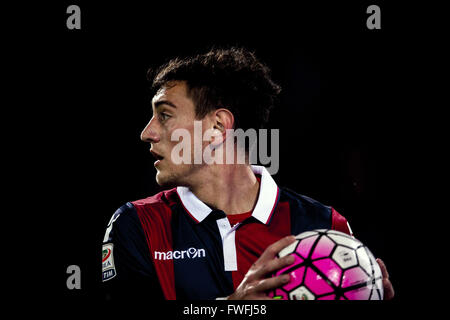 Bologna, Italy. 4th Apr, 2016. Luca Rizzo (Bologna) Football/Soccer ...