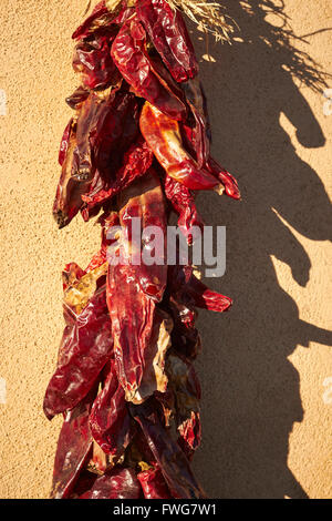New Mexico: dried red chiles Stock Photo - Alamy