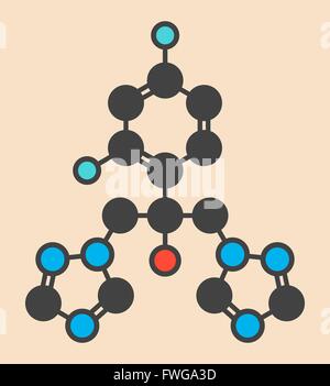 Chemical structure of fluconazole, an antifungal drug used in the ...