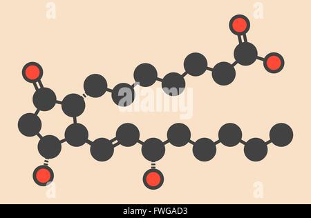 Alprostadil (prostaglandin E1) erectile dysfunction drug, chemical ...
