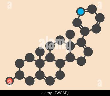 Chemical structure of prostate-specific antigen (PSA, gamma ...