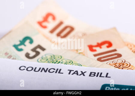 Council Tax bill in the UK Stock Photo - Alamy