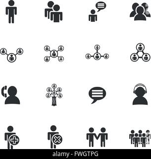 community web icons for user interface design Stock Vector Image & Art ...