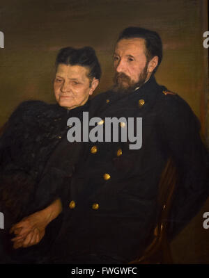 Wojciech Weiss and his parents 1899 Wojciech Weiss 1875 – 1950 Stock ...