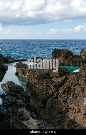 Lava pool, Porto Moniz, Madeira, Portugal, Lavapool Stock Photo - Alamy