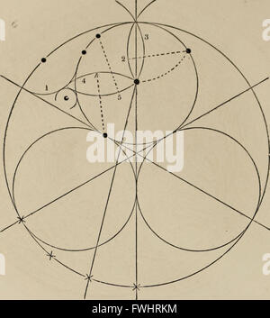 A study from 1851 exploring geometric tracery design, presenting 100 ...