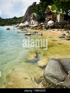 Beach huts, Koh Tao Thailand Stock Photo - Alamy