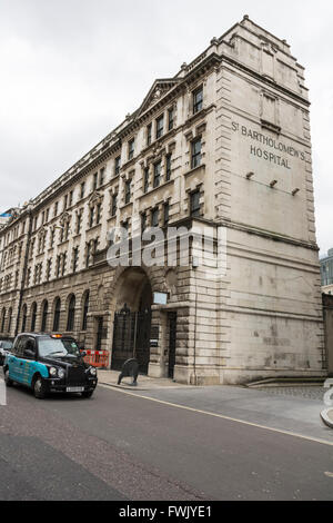 St Bartholomew's Hospital, London: Smithfield Gate, c1890 Stock Photo ...
