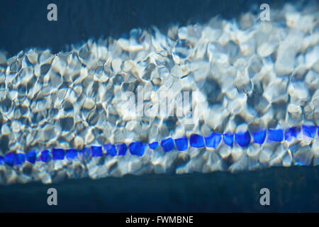 light refraction on bottom of residential swimming pool Stock Photo - Alamy