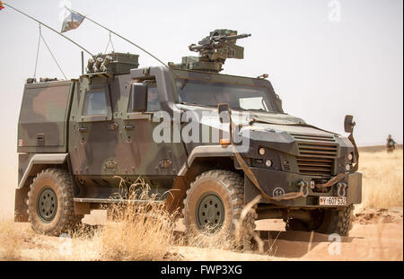 A German Bundeswehr vehicle 'Eagle IV' at the Bundeswehr's camp in ...