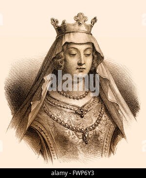 Clovis I, King of the Franks and Queen Clotilda Stock Photo - Alamy