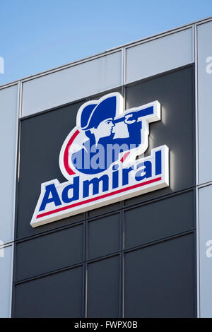 Admiral insurance sign logo Stock Photo - Alamy