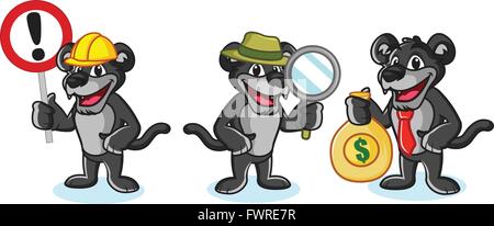 Panther Mascot Vector with money Stock Vector Image & Art - Alamy