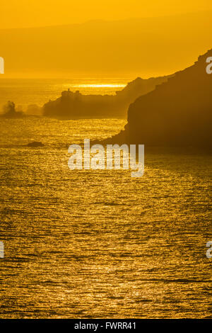 North shore Maui sea cliffs at sunrise Stock Photo - Alamy