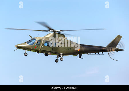 Belgian Land Component (Army) Agusta A-109 Helicopter Stock Photo - Alamy