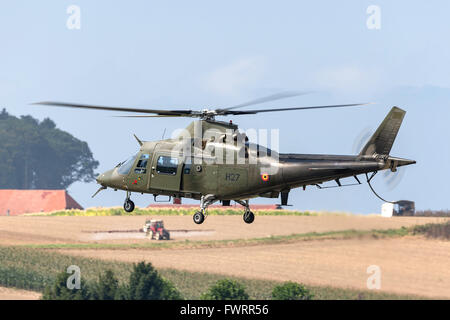 Belgian Land Component (Army) Agusta A-109 Helicopter Stock Photo - Alamy