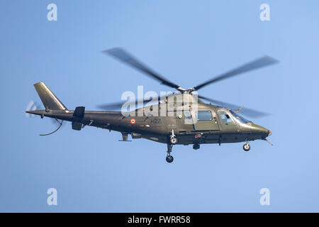 Belgian Land Component (Army) Agusta A-109 Helicopter Stock Photo - Alamy