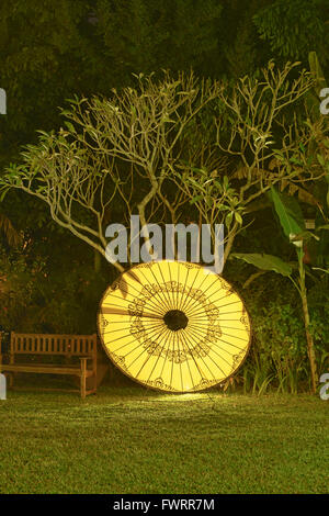 Traditional Burmese parasol from Pathein, Myanmar Stock Photo - Alamy