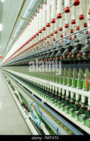 The spinning mill workshop Stock Photo - Alamy