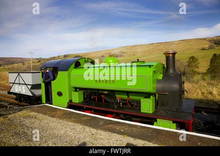 Barber, a narrow gauge saddle tank locomotive from South Tynedale ...