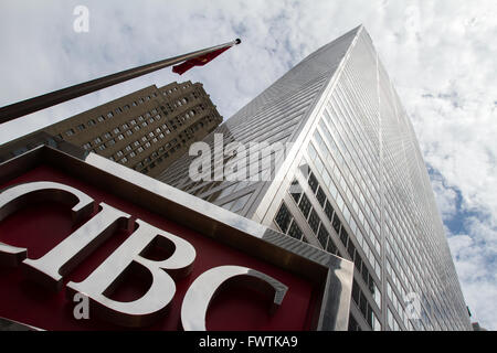 CIBC head office downtown Toronto, Ont., on May 29, 2012 Stock Photo ...