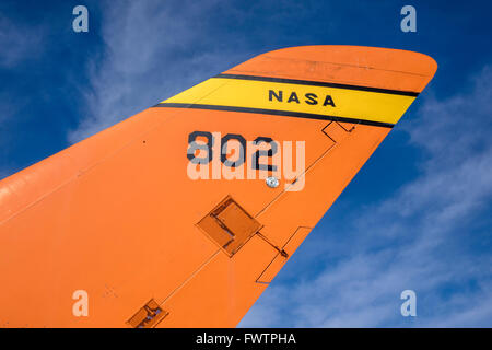 A Douglas F5D Skylancer NASA aircraft Used In Space Testing Outside ...