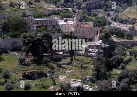 View of Valley of Hinnom the modern name for the biblical Gehenna or ...