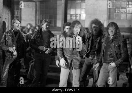 Deutscher Rocksänger Udo Lindenberg in Aktion, Deutschland 1980er Jahre ...