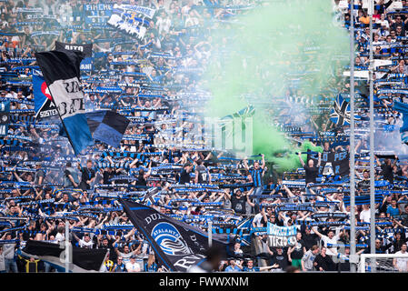 Bergamo, Italy. 3rd Apr, 2016. Atalanta fans Football/Soccer : Italian ...