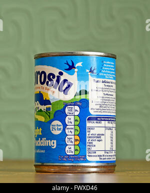 Cooking and Nutritional Information. Can of Ambrosia Light Rice Stock ...