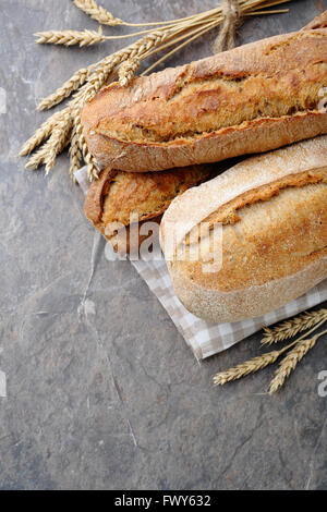 Close-up of loaves of bread Stock Photo - Alamy