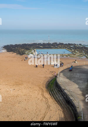 Sea Pool, Viking Bay, Broadstairs Stock Photo - Alamy
