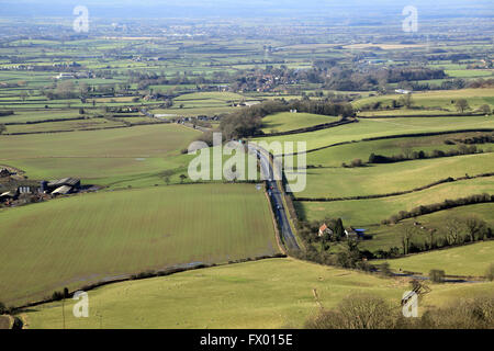 A170 from Thirsk to Sutton Bank from Cleveland Way close to Sutton Bank ...