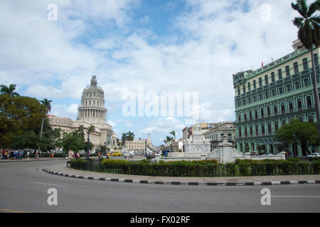 Fountain of the Indian woman with the Capitol in the background Stock ...