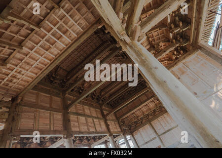 dougong, a system of brackets inserted between the top of a column and ...