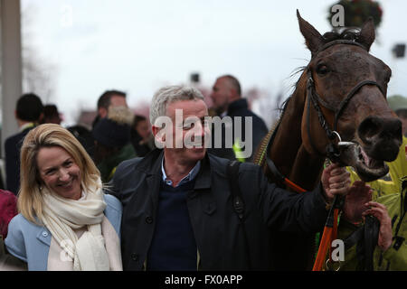 Owner Michael O'leary and wife Anita Farrell celebrates Farclas winning ...
