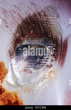 close up of colorful messy painted urban wall texture Stock Photo - Alamy