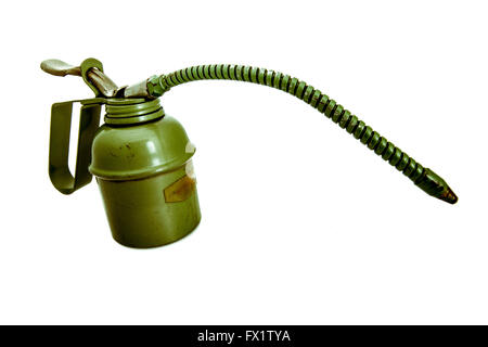 vintage oiler with flexible spout Stock Photo - Alamy