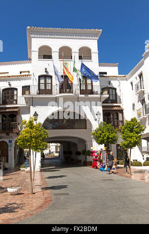 Spain Andalucia, Nerja, Town hall & main square Stock Photo - Alamy