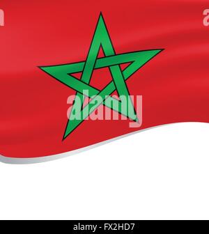 Isolated flag of Morocco Stock Vector Image & Art - Alamy